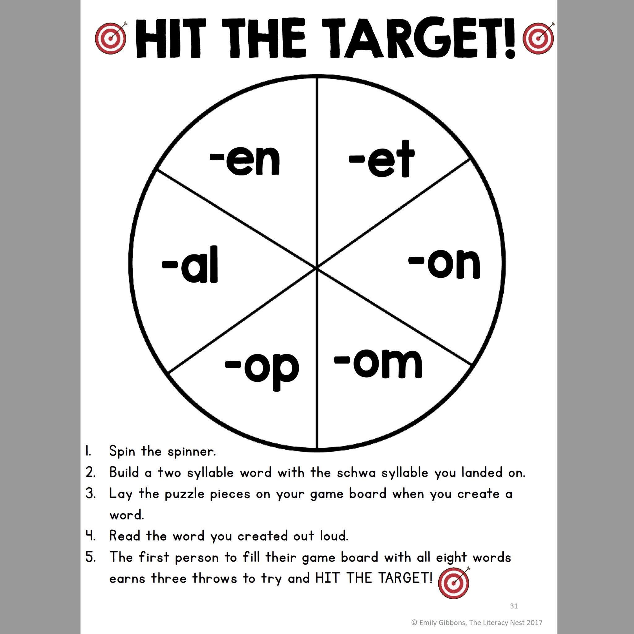 Schwa Sound Spelling Activities for Orton-Gillingham Lesson Plans - The ...
