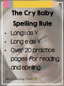 Y Vowel Sounds Multisensory Reading and Spelling Activities Orton ...