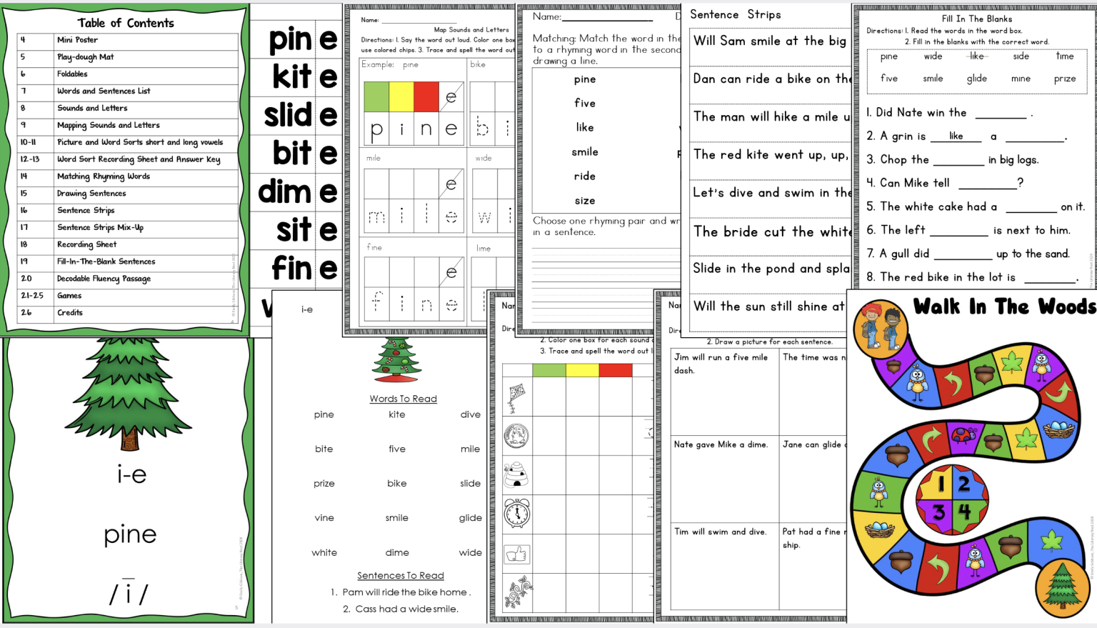 VCE Worksheets, Games and Activities for Orton-Gillingham Lessons ...