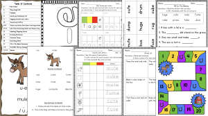 VCE Worksheets, Games and Activities for Orton-Gillingham Lessons ...