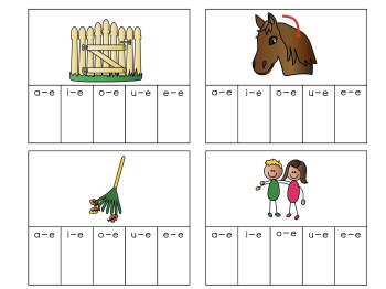 Long Vowel Clip Cards - The Literacy Nest
