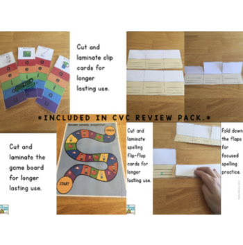 CVC Games, Worksheets and Activities for Orton-Gillingham lessons ...
