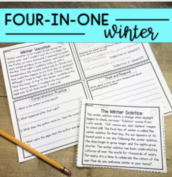 Reading Comprehension: Winter Passages | Upper Elementary | Virtual ...