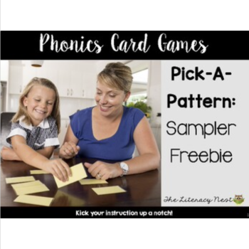 Pick-A-Pattern FREEBIE SAMPLER CVC: Orton-Gillingham Games - The ...
