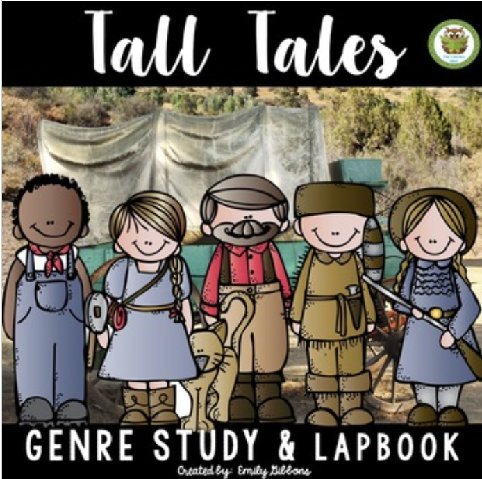 Tall Tales Literacy Activities, Graphic Organizers and Lapbook - The ...
