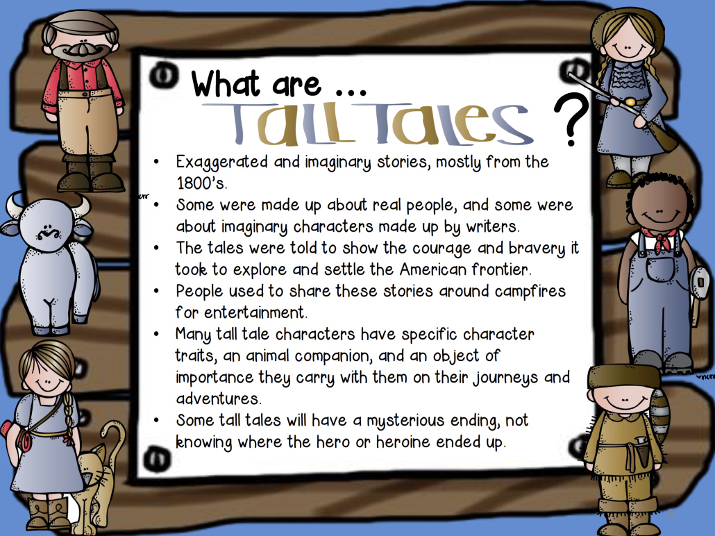 Tall Tales Literacy Activities, Graphic Organizers and Lapbook - The ...