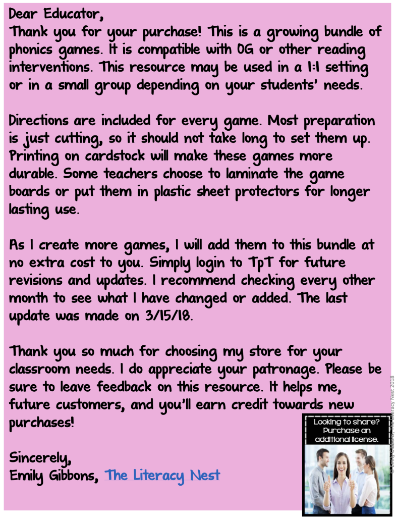 Orton-Gillingham: Multisensory Phonics Games Activities Bundle - The ...