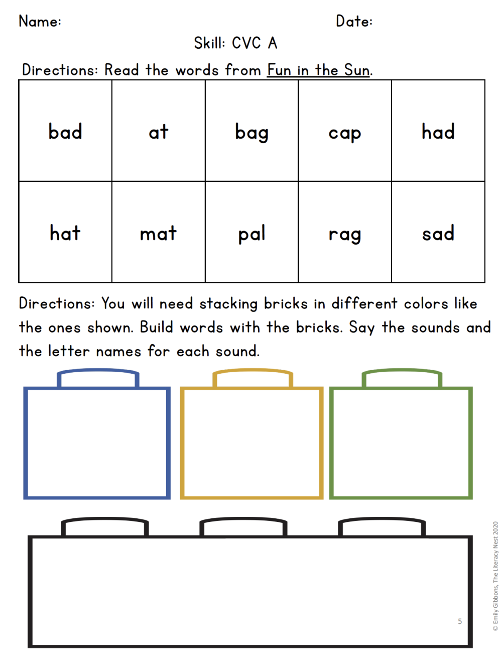 Fun in the Sun Decodable Text Literature Guide | Virtual Learning - The ...