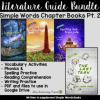Simple Words Chapter Books Literature Guides Bundle Part 2 | Virtual ...