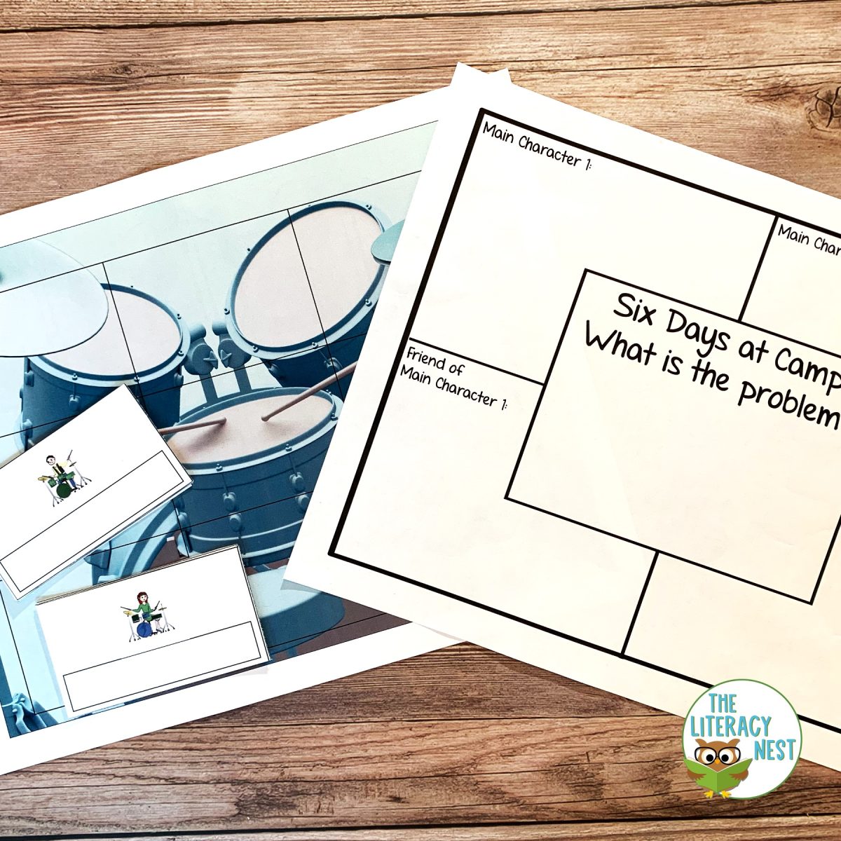 Book Companion Activities for Six Days at Camp Decodable Reader - The ...