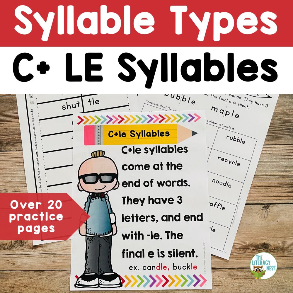 Decodable Passages for Consonant + LE Syllables - The Literacy Nest