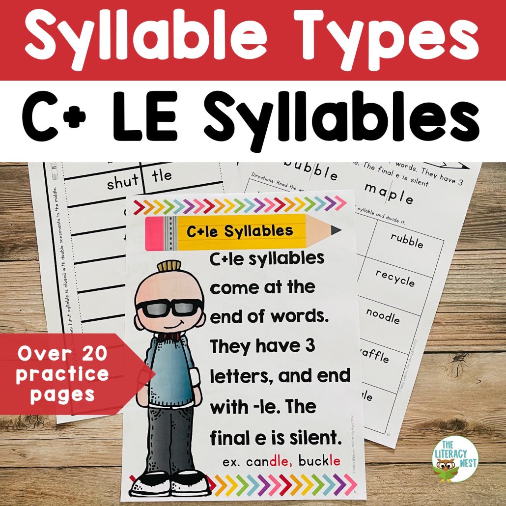 Decodable Passages for Consonant + LE Syllables - The Literacy Nest