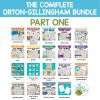 Orton-Gillingham Complete Bundle to support Orton-Gillingham Lesson ...