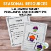 Writing Practice for October Persuasive Descriptive Activity Literacy ...