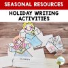 Holiday Writing Activity Cootie Catcher Stories for December - The ...