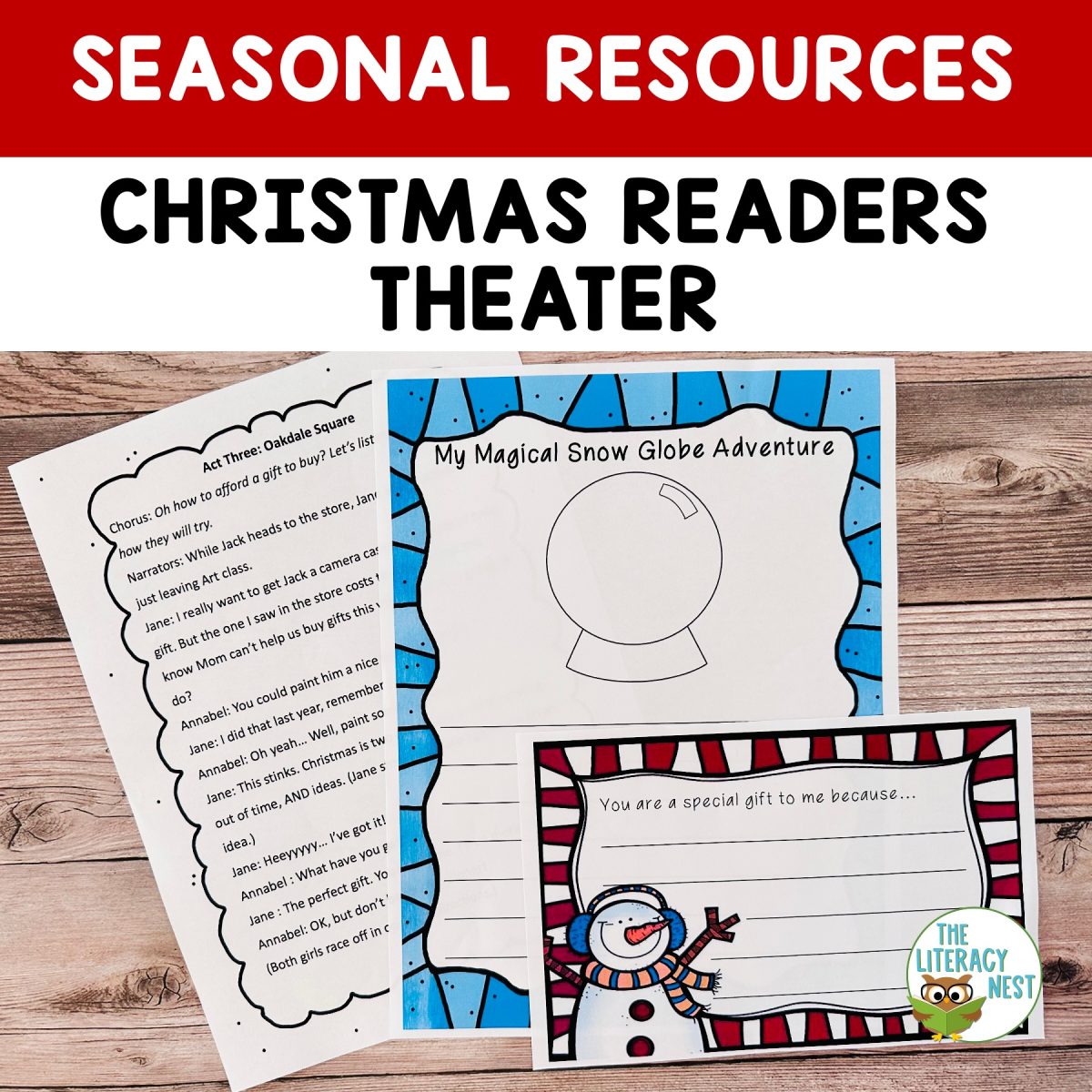 Reader's Theater Script Fluency Activities for Christmas December - The ...