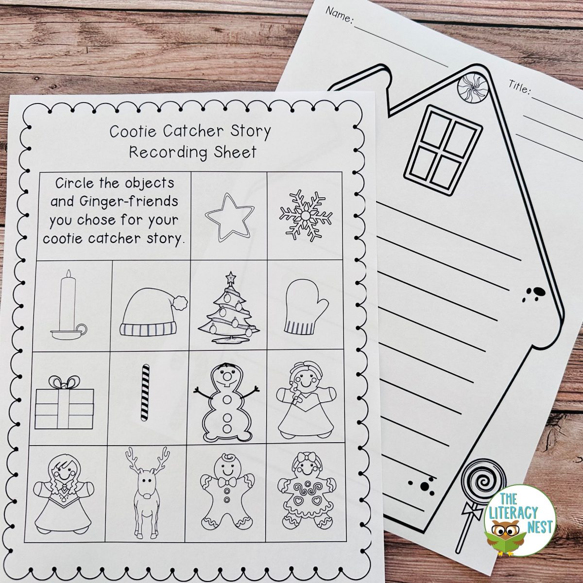 Holiday Writing Activity Cootie Catcher Stories for December - The ...