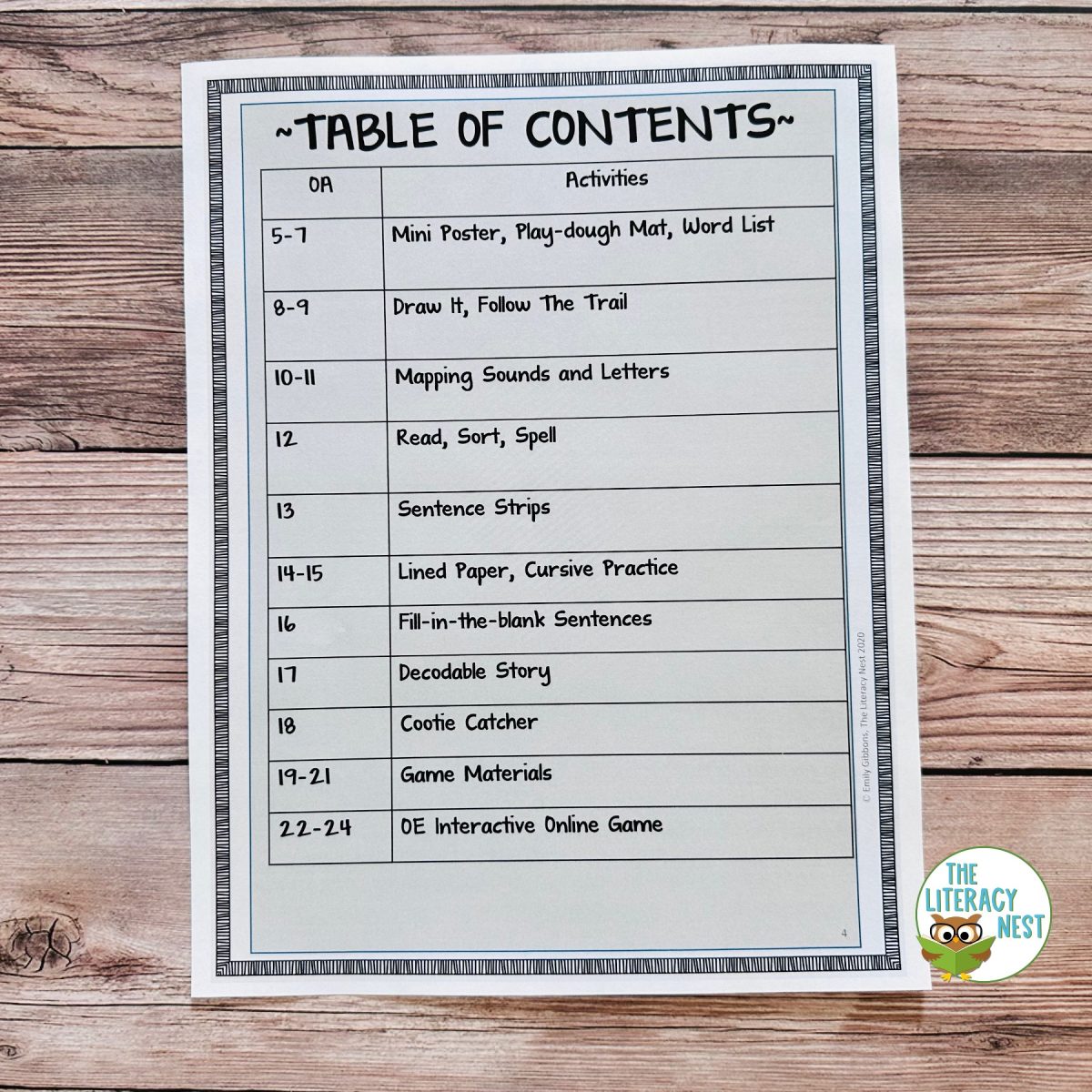 Vowel Team OE Phonics Activities for Orton-Gillingham Lessons - The ...