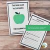 Book Companion Activities for One Green Apple by Eve Bunting - The ...