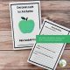 Book Companion Activities for One Green Apple by Eve Bunting - The ...