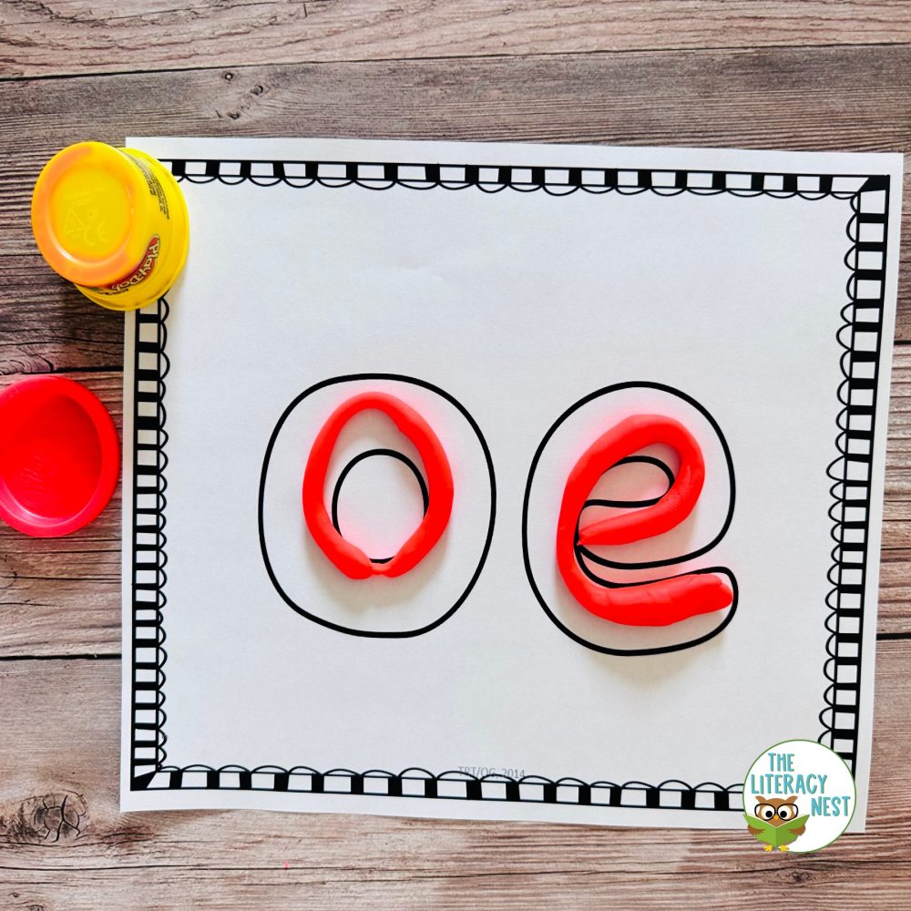 Vowel Team OE Phonics Activities for Orton-Gillingham Lessons - The ...