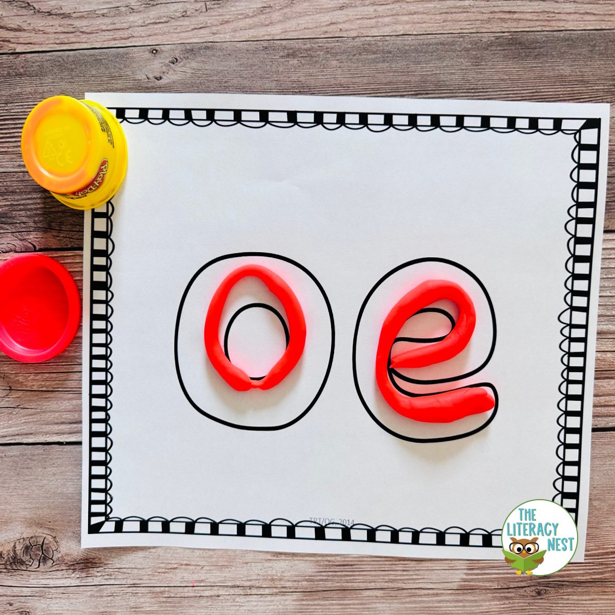 Vowel Team OE Phonics Activities for Orton-Gillingham Lessons - The ...