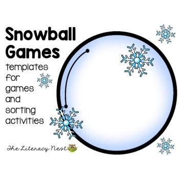 Snowball Literacy Games Phonics Activities - The Literacy Nest