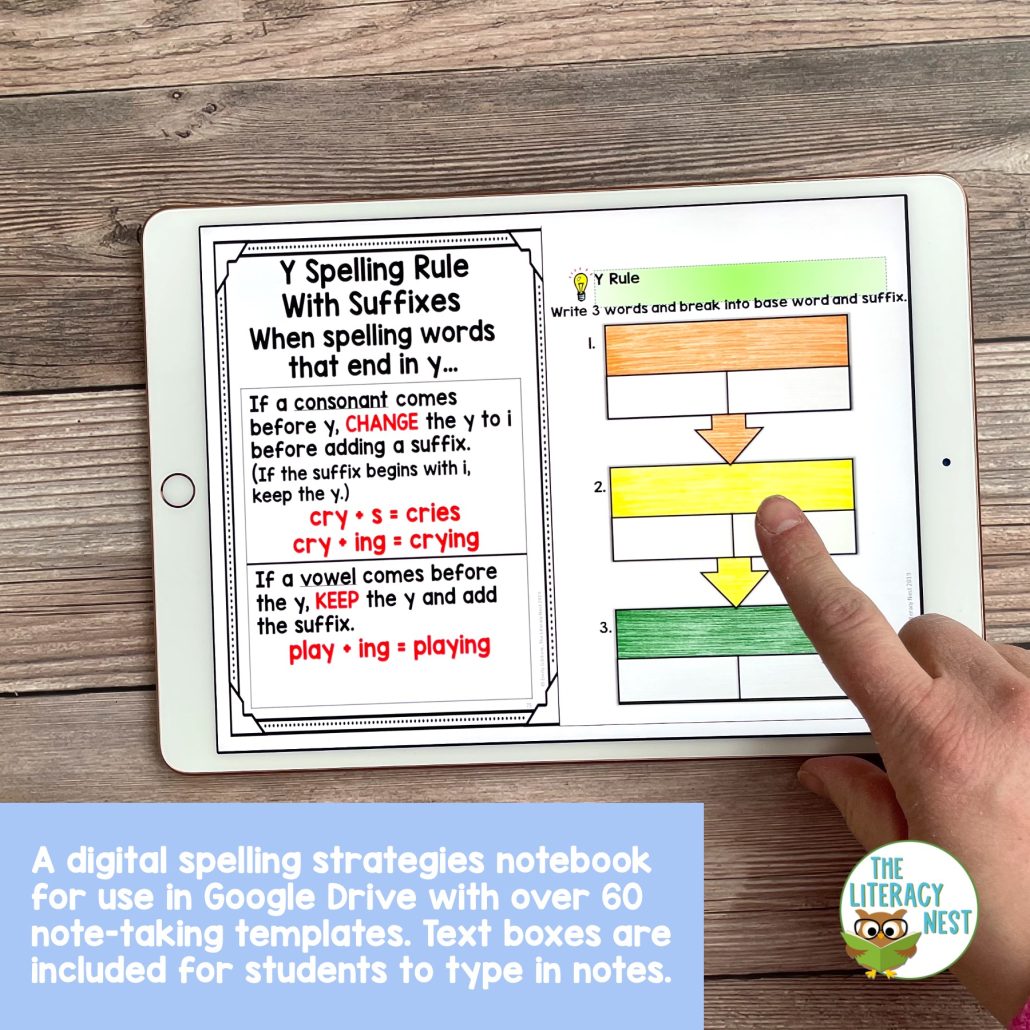 Orton Gillingham Student Notebook With Interactive Notebook Templates ...
