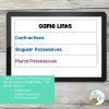Contractions and Possessives Games Freebie - The Literacy Nest