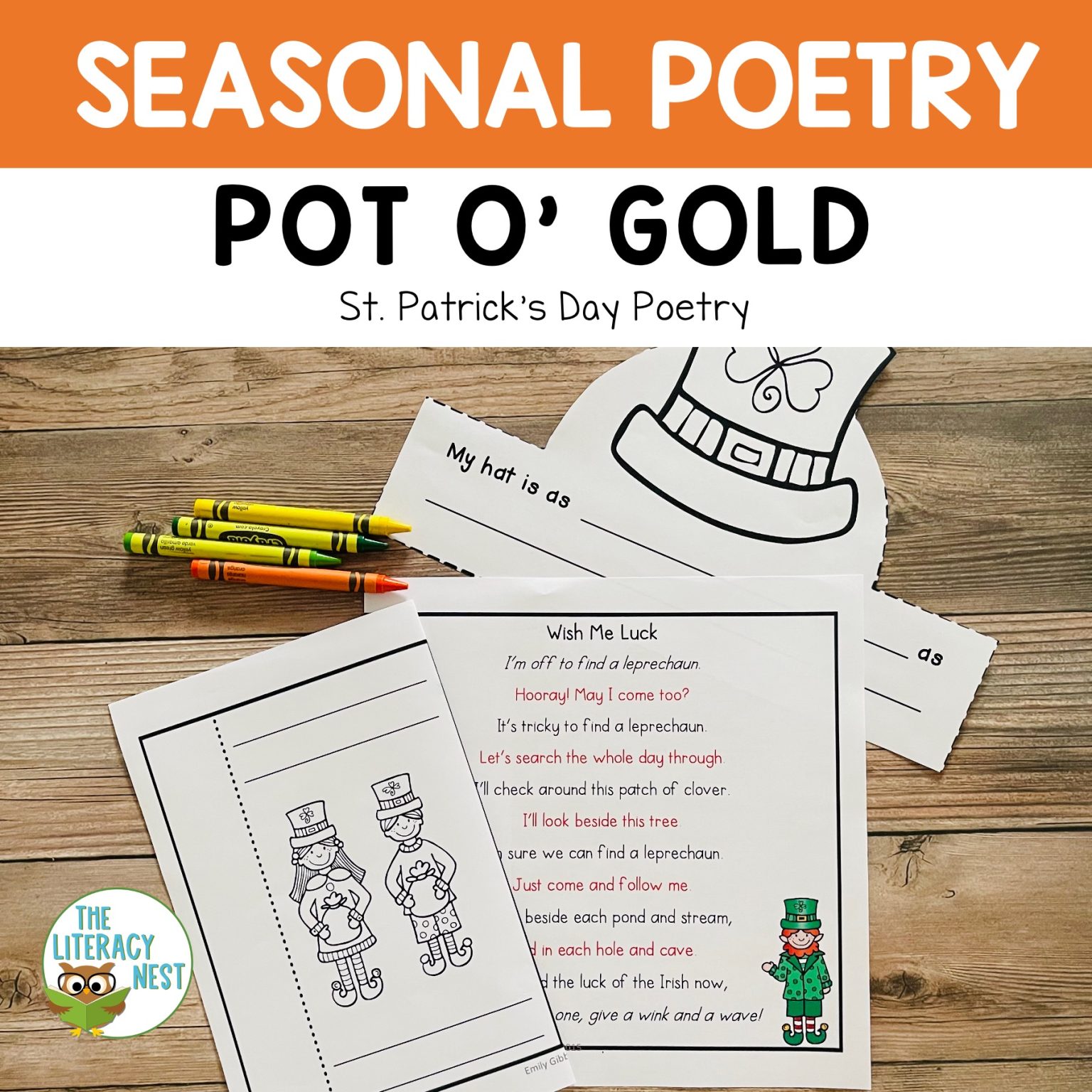 St. Patrick's Day Poems for Fluency Practice - The Literacy Nest