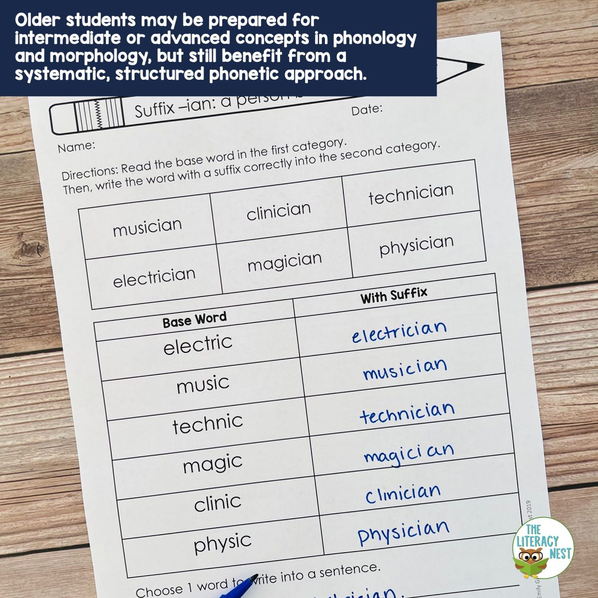Suffix -IAN for Advanced Orton-Gillingham Activities - The Literacy Nest