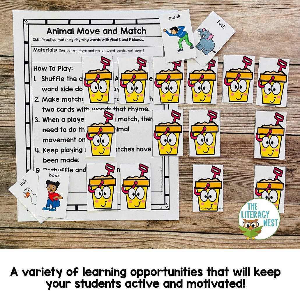 Summer Review Phonics Activities Bundle - The Literacy Nest