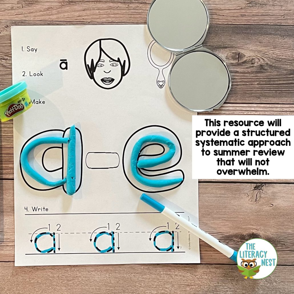 Summer Review Phonics Activities Bundle - The Literacy Nest