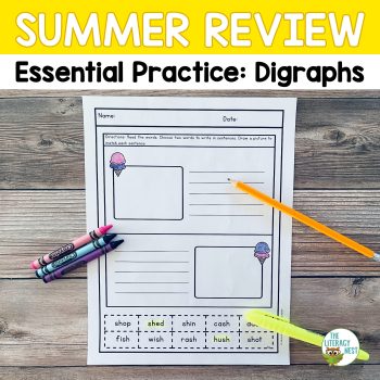 Consonant Digraphs Activities for Orton-Gillingham Lessons SUMMER ...