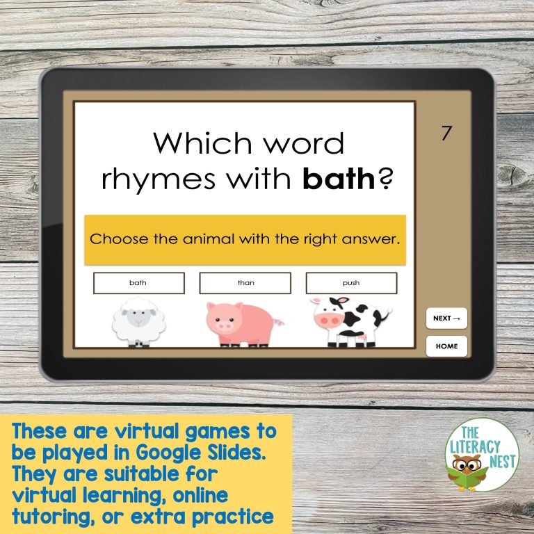 Summer Phonics Review Games - The Literacy Nest