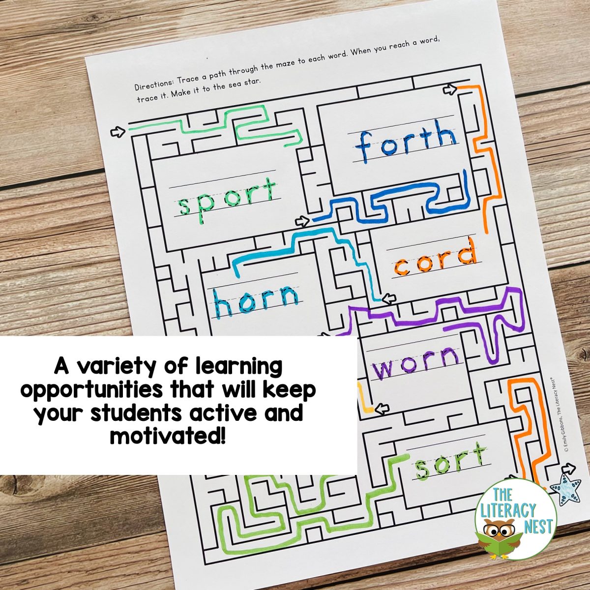 Summer Review R-Controlled Vowels Phonics Activities - The Literacy Nest