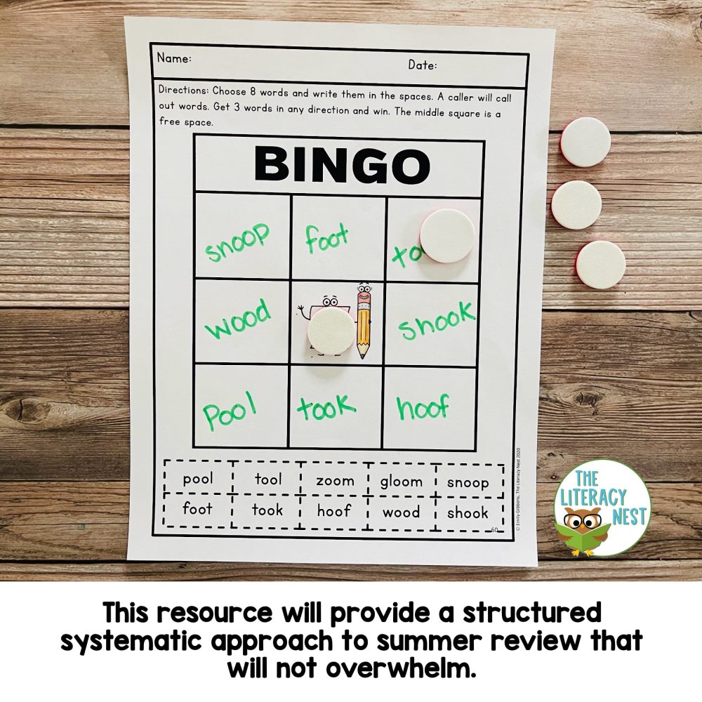 Summer Review: Vowel Teams and Diphthongs Phonics Activities and ...