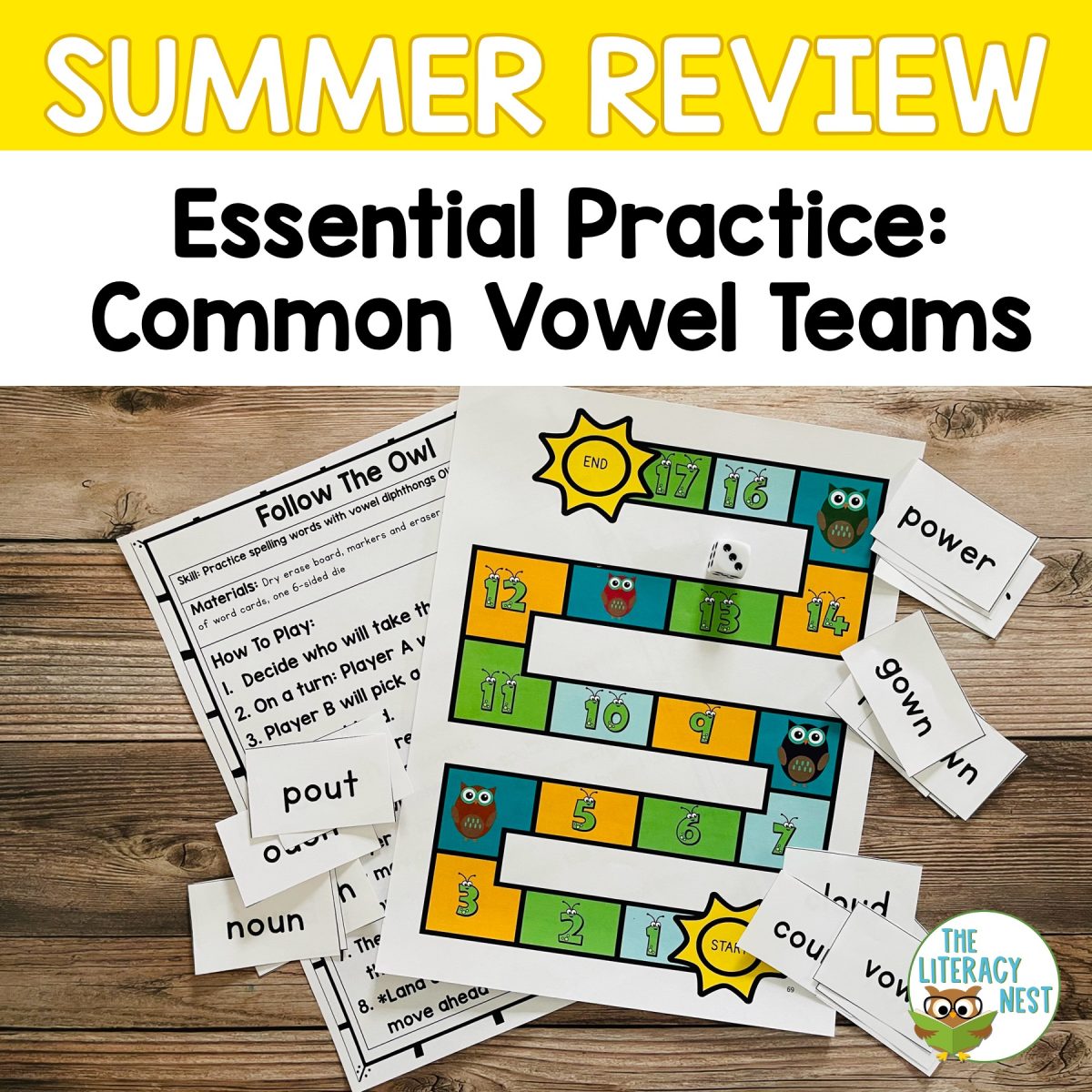 Vowel Team UI Variant Vowels Orton-Gillingham Multisensory Phonics ...