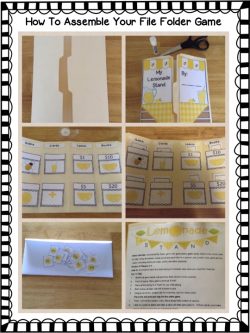 Summer Math Game Lemonade Stand - The Literacy Nest