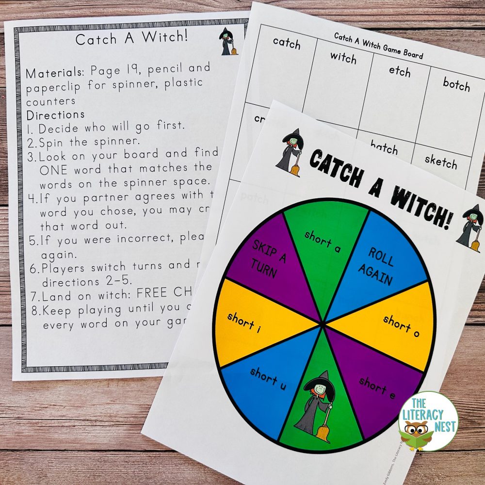 Trigraph TCH Phonics Activities for Orton-Gillingham Lessons - The ...