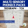 Trigraph TCH Orton-Gillingham Multisensory Activity - The Literacy Nest