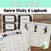 Tall Tales Literacy Activities, Graphic Organizers and Lapbook - The ...