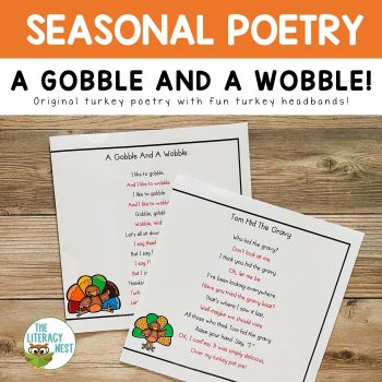 November Poems for Reading Fluency Practice - The Literacy Nest