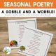 November Poems for Reading Fluency Practice - The Literacy Nest