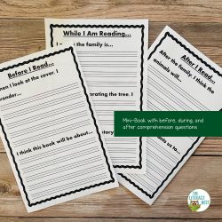 Book Companion Activities for Night Tree by Eve Bunting - The Literacy Nest