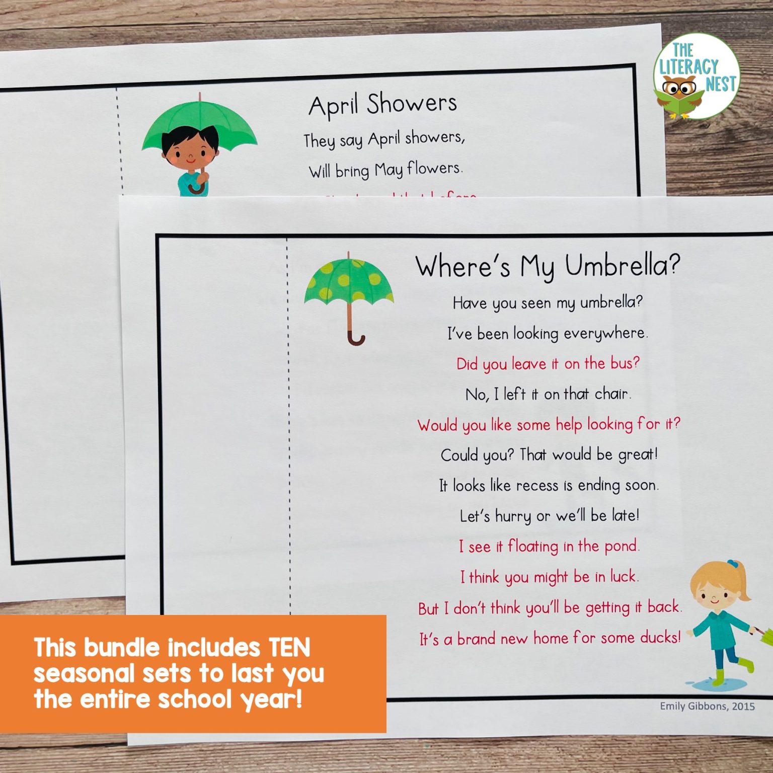 Partner Poems for Reading Fluency Practice - Choral & Partner Reading ...