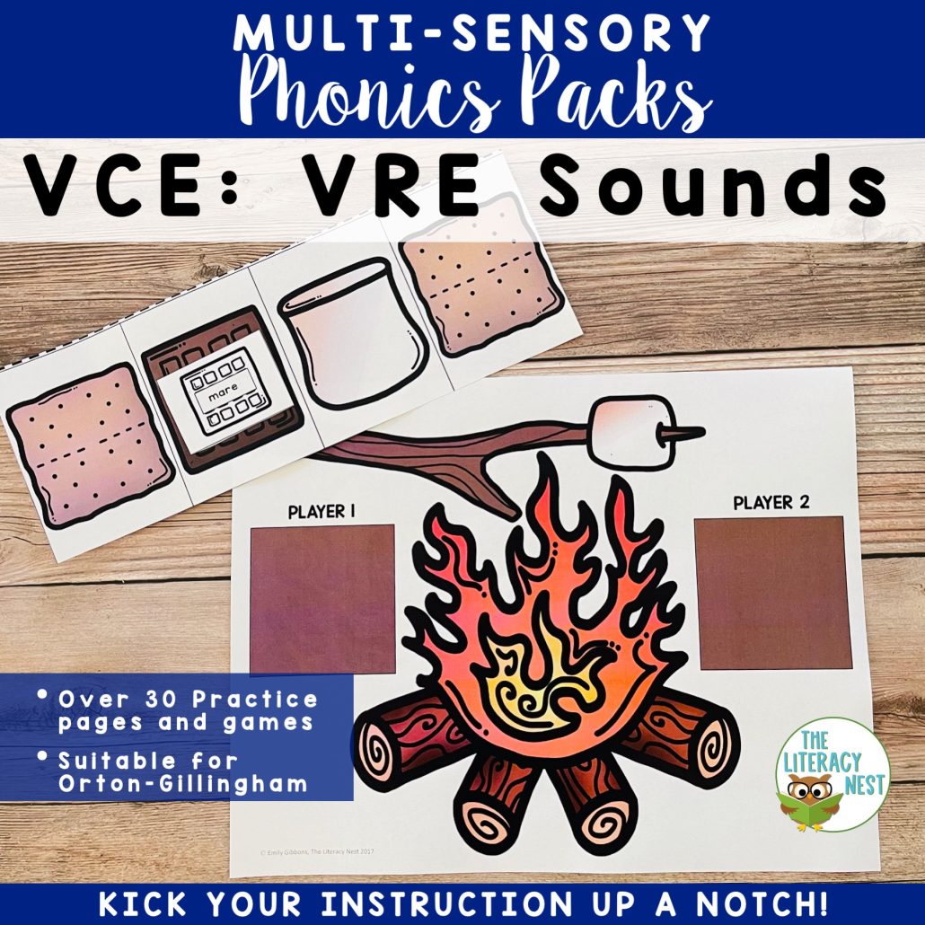 VCE: Long A | Orton-Gillingham Activity Multisensory Phonics Structured ...