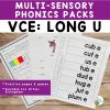 VCE Long U Orton-Gillingham Phonics Activities for Orton-Gillingham ...