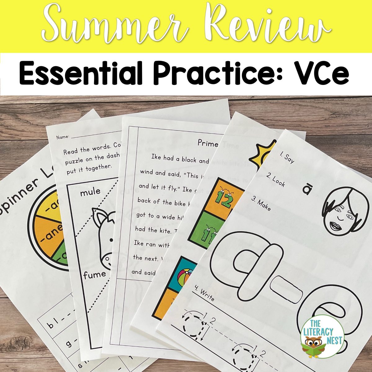 VCE: Long U | Orton-Gillingham Activity Multisensory Phonics Structured ...