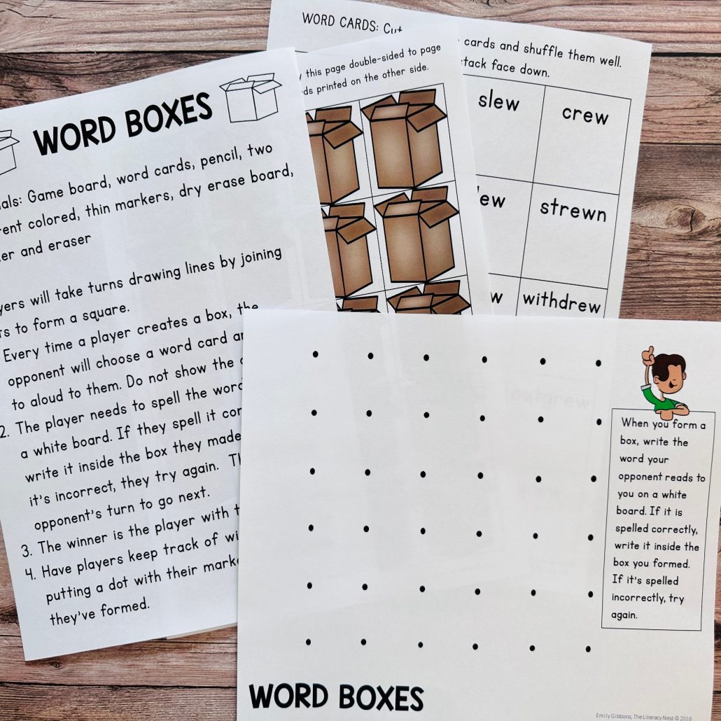 EW Variant Vowels Orton-Gillingham Multisensory Phonics Activities ...